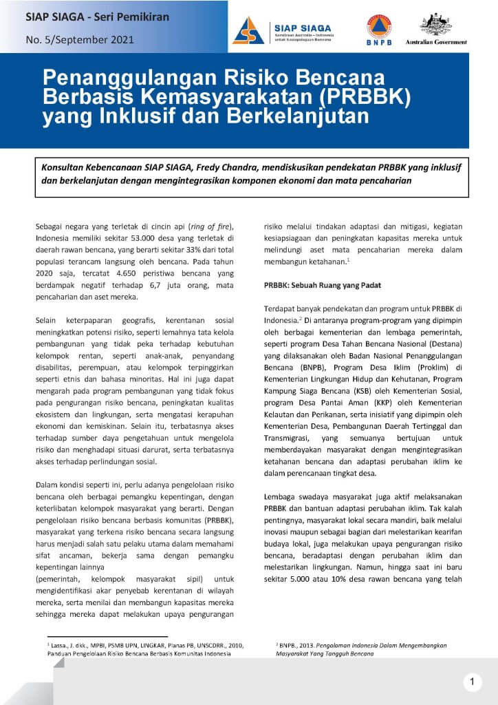 Thought Series - Issue No. 5 | Siap Siaga